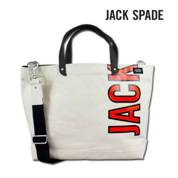 Jack Spade | Bags | Nwt Jack Spade Canvas Coal Tote Bag | Poshmark